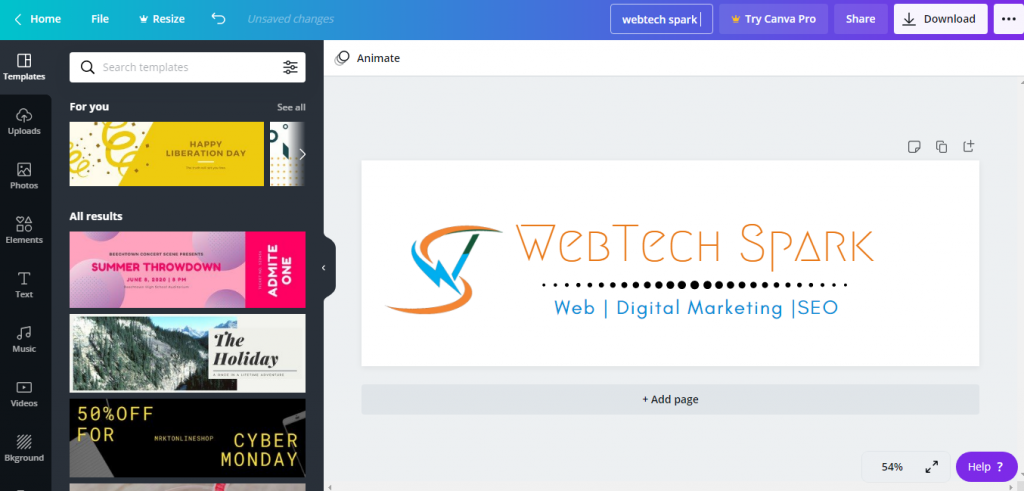 Canva Graphic Design Platform- Everything you Need to Know - WebTech Spark