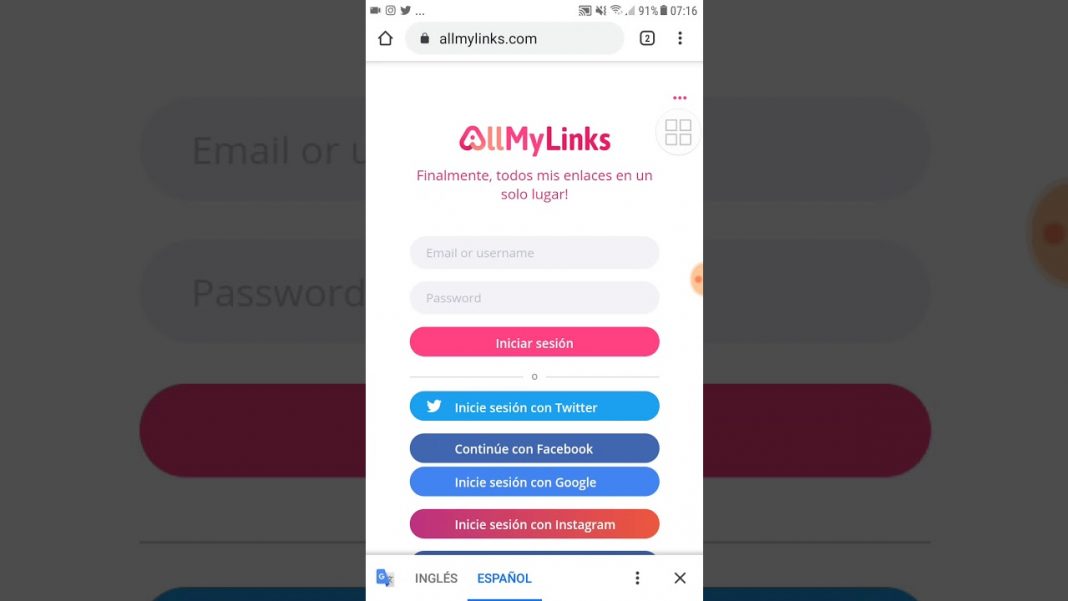 AllMyLinks App - All My Links in One Place